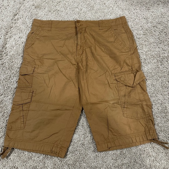 George | Shorts | George Mens Camel Brown Cargo Shorts Size 36 | Poshmark